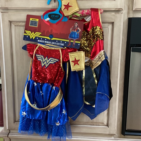 DC | Costumes | Wonder Woman Sequin Dress Costume Creative Play Blue ...